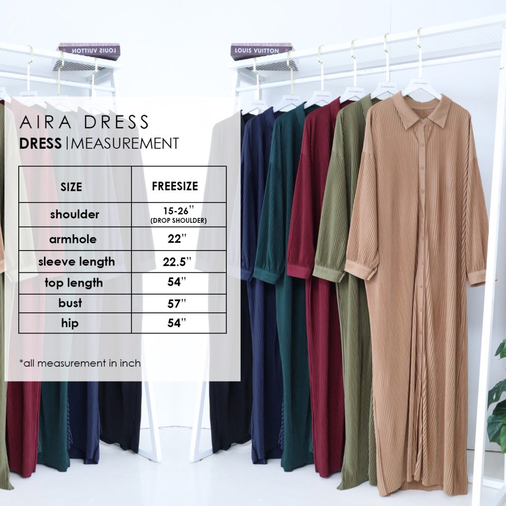AIRA KAFTAN – COLOUR SELECTION – DLARAAISHAH